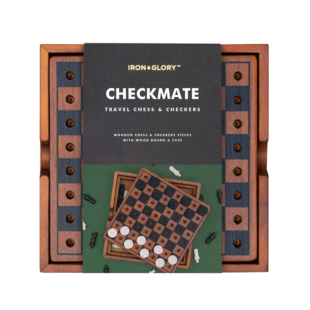 Luckies Iron & Glory Chess & Checkers Multi-Coloured – Whitedoorsandco